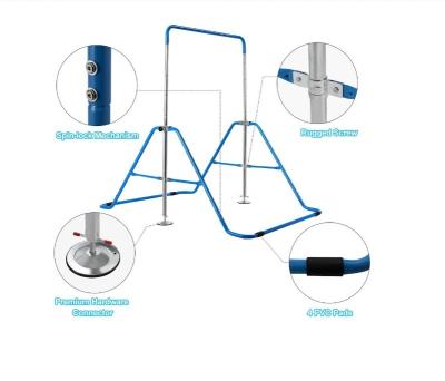 China Expandable Gymnastics Training Bar Adjustable Junior For Kids Hanging  Swinging  Climbing for sale