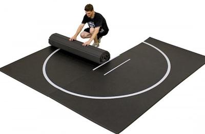 China Taekwondo XPE Foam Floor Mats 6x42 ft 1-3/8 in Thick for Cheerleading Gymnastics for sale