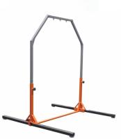China Elite Kids Gym Rings Set Adjustable Height 110-141cm Pull Up Indoor Playground 175lbs Capacity for sale