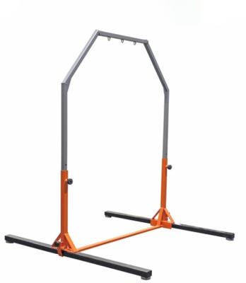 China Elite Kids Gym Rings Set Adjustable Height 110-141cm Pull Up Indoor Playground 175lbs Capacity for sale