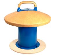 China Plywood Gymnastics Training Mushroom 72cm Diameter with Artificial Leather Cover for Flair Training for sale