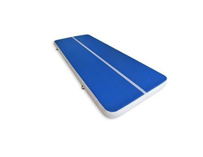 China Inflatable Gymnastics Air Track Tumbling Mat 0.9mm PVC for Home Training Cheerleading 5psi for sale