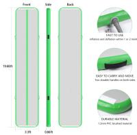 China Inflatable Gymnastics Mat Airtrack Tumbling Mat 10ft with Electric Pump for Home Gym Training for sale