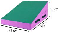 China Non-Folding Incline Gymnastics Mat 33 Inch 7.5lbs Wedge for Home Gym Exercise Kids Play for sale