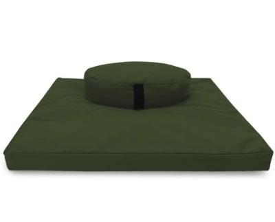 China Organic Buckwheat Yoga Bolster Pillow 32x36x3 Inch Meditation Cushion for sale