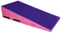 China Folding Gymnastics Incline Mat 4x6ft Anti Tear Vinyl Wedge for Training for sale