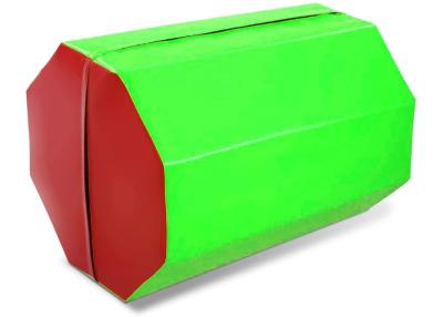 China Octagon Gymnastics Mat 80x80cm EPE Foam Tumbling Mat for Kids Skill Training for sale