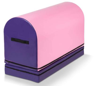 China Mailbox Tumbling Trainer Mat 120x60x30cm EPE Foam Gymnastics Equipment for Kids Home Use for sale