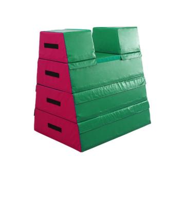 China Gymnastics Shape Mat Soft Children Height Adjustment Stackable Jumping Plyo Box 122x122x91cm for sale