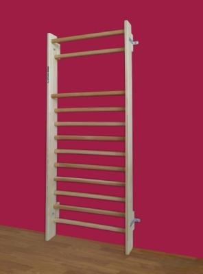 China Stall Bars Wall Mounted Gymnastics Ladder 200x85x11cm DIN EN1234 for sale