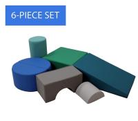 China Soft Foam Playset for Toddlers with Foldable Seat 80x80x80 cm Crawling Climbing for sale