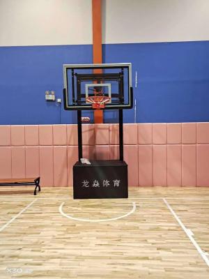 China 2 Inch Thick Wood Backed Gym Wall Pads 2x7 Feet Class A Fire Rated Safety Padding for sale