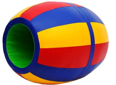 China Kids Gymnastics Tumbling Rainbow Barrel Roll Mat 38x32 Inch Physical Therapy Sensory Play for sale