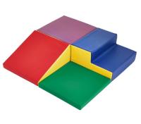 China Kids Foam Building Blocks Soft Play Corner Climber 4 Piece Set for Gross Motor Skills for sale