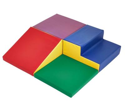 China Kids Foam Building Blocks Soft Play Corner Climber 4 Piece Set for Gross Motor Skills for sale