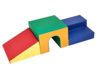 China Ecr4kids SoftZone Single Soft Foam Play Tunnel Climber 60x20x15 Inch for sale