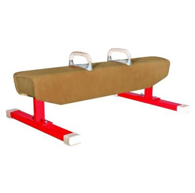 China FIG Approved XPE Foam Competition Pommel Horse 160x35x40cm Adjustable Pommels for sale