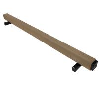 China Fig Approved Gymnastics Balance Beam 500cm Aluminum Alloy Floor Beam with Leather Coating for sale