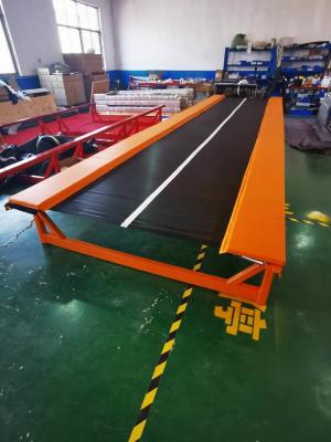 China Gymnastics Tumble Track Trampoline 600cm Long Childrens Training Mat with Carbon Steel Frame for sale