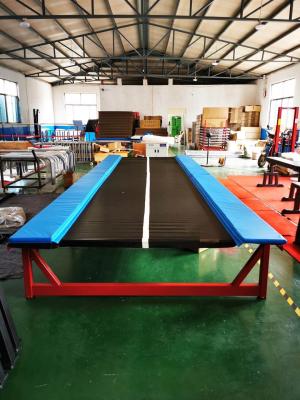 China Gymnastics Tumbl Trak Trampoline 600cm Long with High-Duty Springs for Training for sale