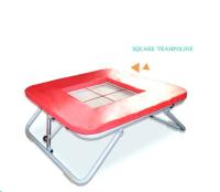 China Square Trampoline for Children 130x130cm Frame 70x70cm Jumping Bed with High-Duty Springs for sale