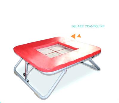 China Square Trampoline for Children 130x130cm Frame 70x70cm Jumping Bed with High-Duty Springs for sale
