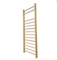 China Wooden Freestanding Gymnastic Swedish Ladder 35x7x110in Pine and Ash Wood for sale