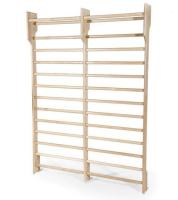 China Wooden Swedish Ladder Gymnastics Double Wall Bars Freestanding 280cm for sale