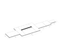 China Gymnastics Balance Beam Competition Landing Mats 400x200x20cm Anti Slip for sale