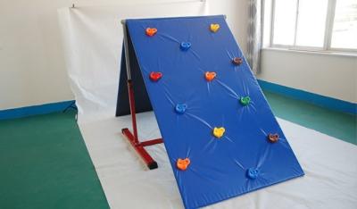 China Children Indoor Rock Climbing Board 1.8x1.8x1m 14 Climbing Rocks Gymnastics Playground for sale