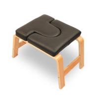 China DIY Yoga Headstand Bench 24x16.5x15.5 Inch with PVC Cushion for Inversion Poses for sale