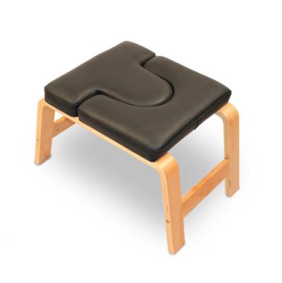 China DIY Yoga Headstand Bench 24x16.5x15.5 Inch with PVC Cushion for Inversion Poses for sale