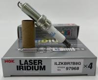 China NGK DENSO spark plugs model 97968 ILZKBR7B8G designed to ensure ignition and reduce misfires enhancing engine smoothness and power for sale