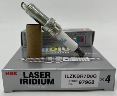 China NGK DENSO spark plugs model 97968 ILZKBR7B8G designed to ensure ignition and reduce misfires enhancing engine smoothness and power for sale