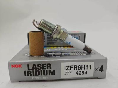 China NGK DENSO spark plugs model 4294 IZFR6H11 optimized to improve engine efficiency and reduce misfires ensuring vehicle operation for sale