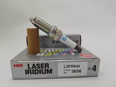 China NGK DENSO spark plugs 3656 LZFR6AI designed to provide ignition energy improving fuel efficiency and engine durability for sale