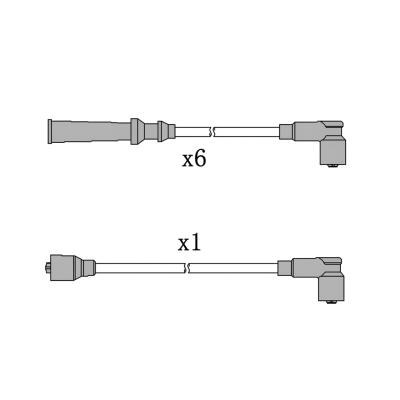 China Ignition Wire Set - OE: 22450-37J25 for sale