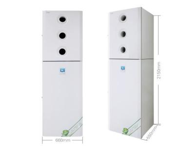 China Office Fresh Air Ventilation 589 CFM Floor Standing ERV for sale
