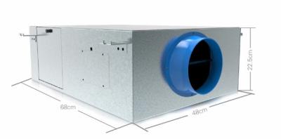 China Air To Air Recuperator 294 CFM Heat Recovery Ventilation Unit for sale