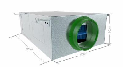China Indoor Air Purification 80m2 Ceiling Mounted ERV for sale