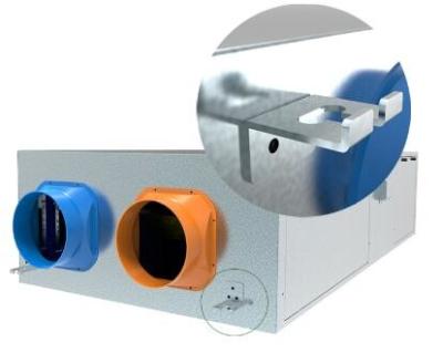 China Ceiling Mount 589 CFM ERV Energy Recovery Ventilator for sale