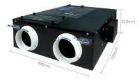 China Recuperator Mechanical Ventilation Heat Recovery Systems Ceiling ERV for sale
