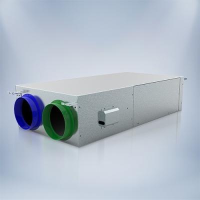China LCD Control 206CFM Ceiling Mounted ERV PM2.5 Purification for sale