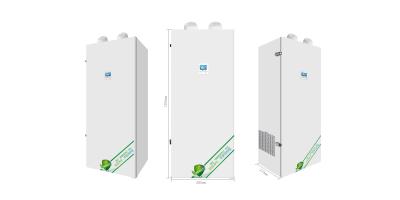 China Vertical 500 CMH Energy Recovery Ventilation Heat exchange System for sale