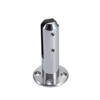 China Standard Customized Stainless Steel Spigot Glass Clamp for Railing System Mirror Polish for sale