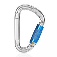 China Polished Precision Casting Swivel Snap Hook Carabiner with 400lbs Load Capacity for sale