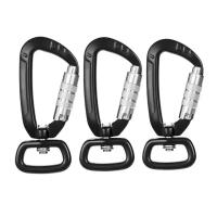 China Polished Finish Heavy Industry 4KN Spring Carabiner Hook for Dog Leash Hiking Camping for sale