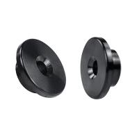 China Metal Post Cable Railing Kit with Black Finish and 1/8 inch Wheel Protective Sleeve for sale