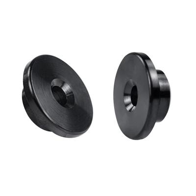 China Metal Post Cable Railing Kit with Black Finish and 1/8 inch Wheel Protective Sleeve for sale
