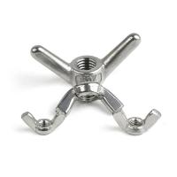 China DIN Standard ZINC PLATED SS304 SS316 Construction Butterfly Nuts Stainless Steel Formwork Wing Nuts for sale